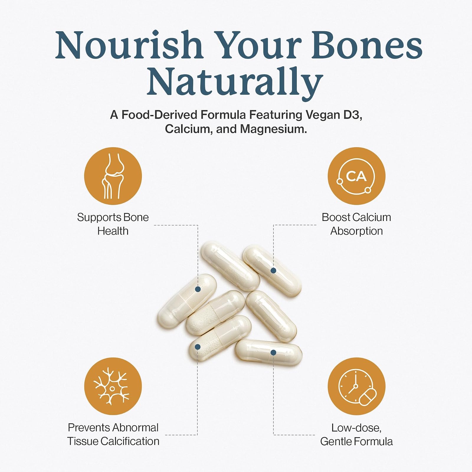 Natural calcium for strong bones