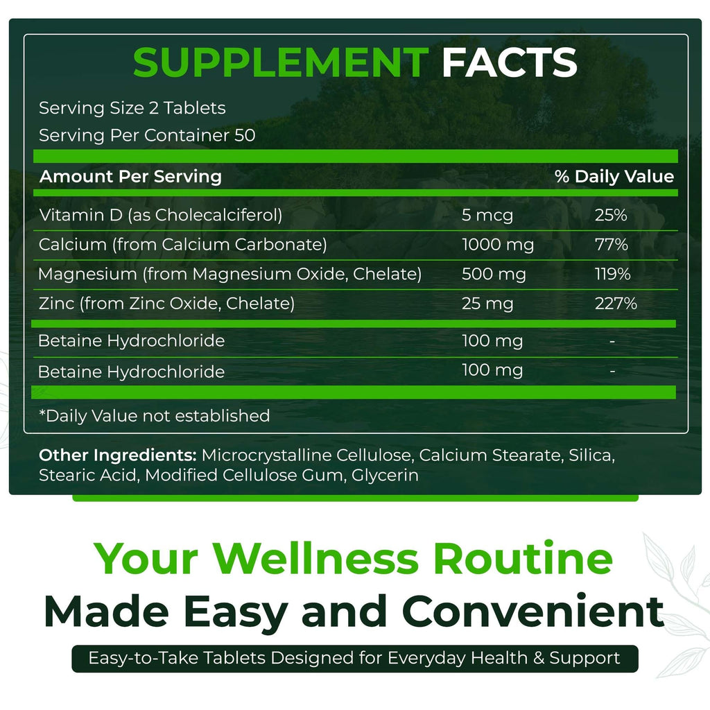 natural calcium for strong bones