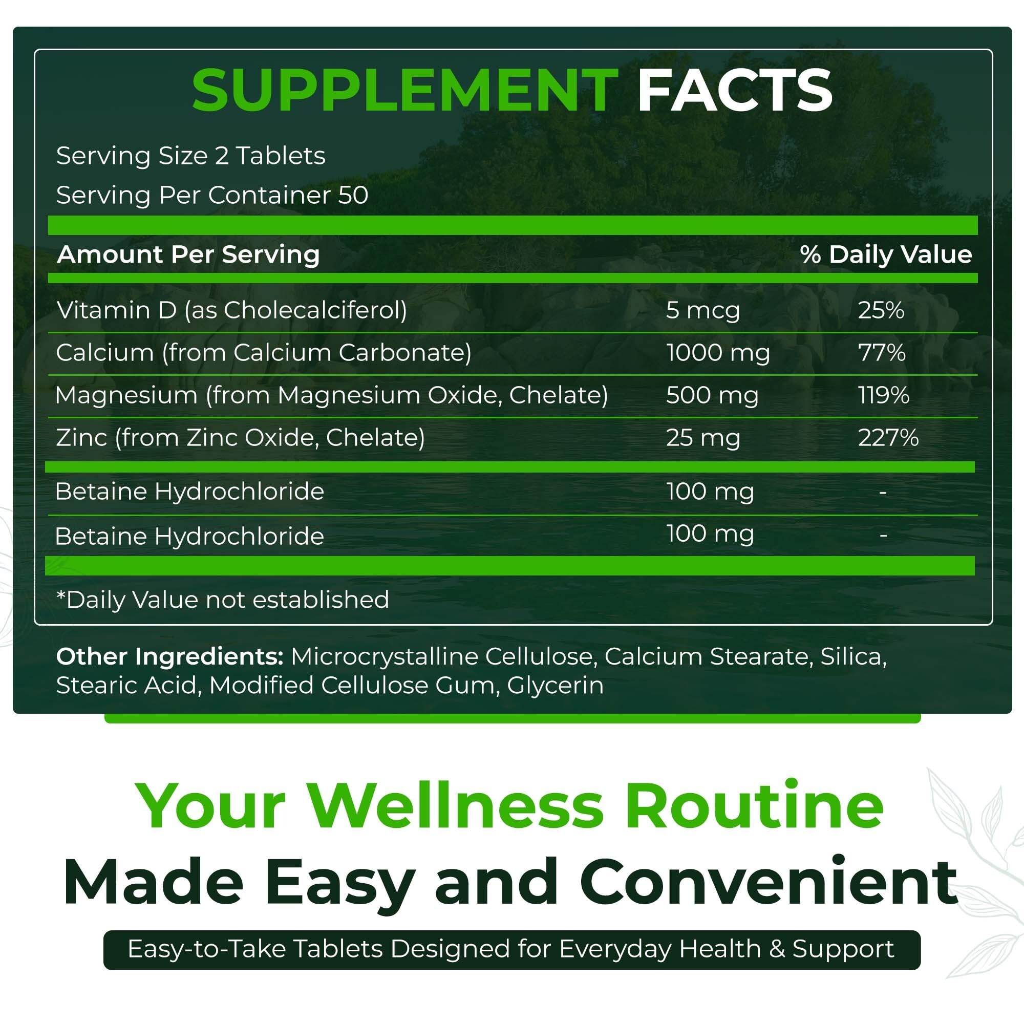 natural calcium for strong bones