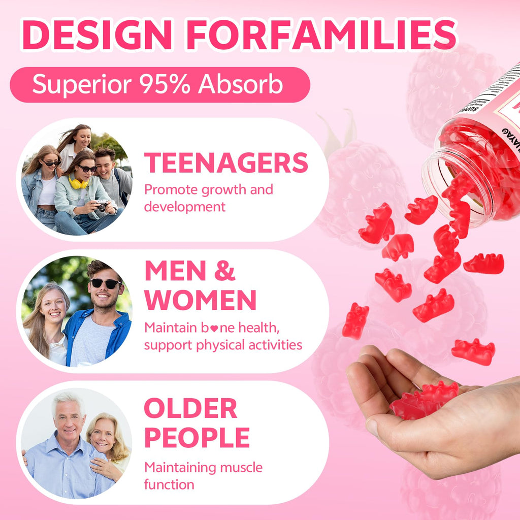 natural calcium gummies for bone support