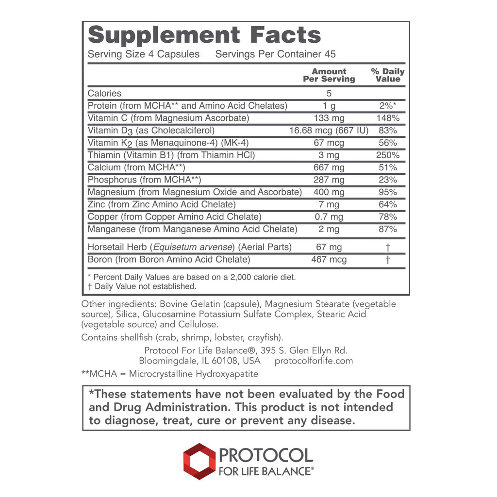 natural calcium hydroxyapatite capsules