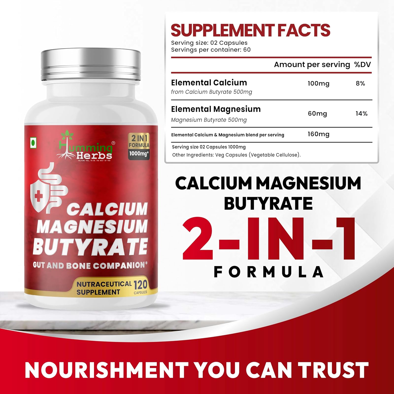 natural calcium magnesium butyrate capsules
