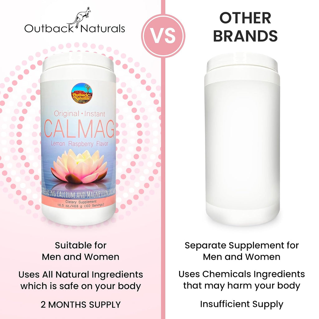 natural calcium magnesium powder for health