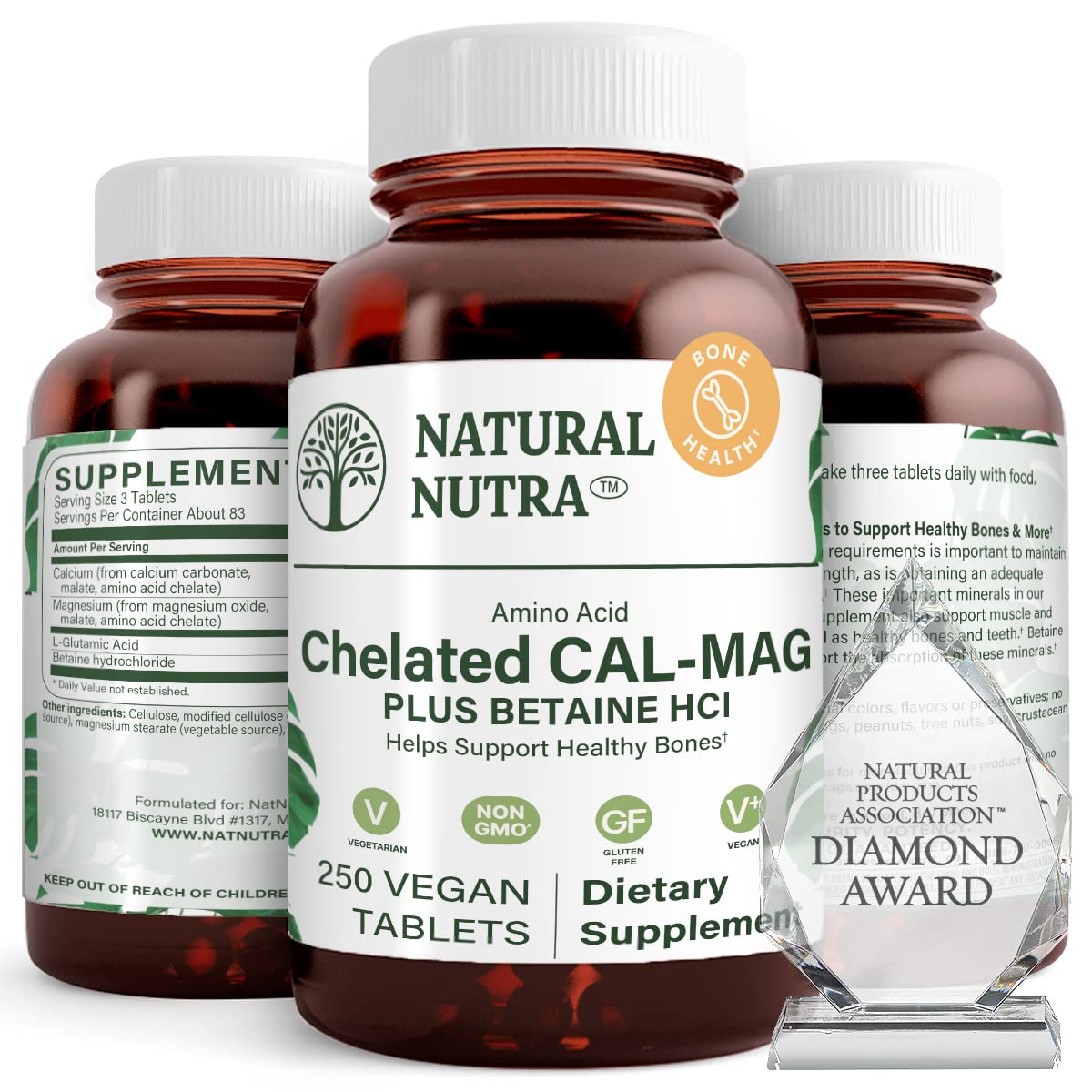 natural calcium magnesium supplement tablets