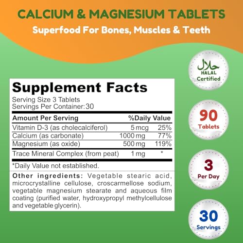 Natural calcium source for muscle health