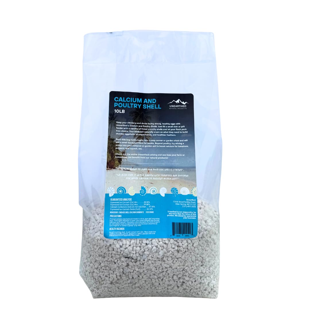 Natural calcium supplement for chickens