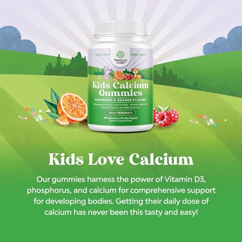 Natural calcium supplement for children