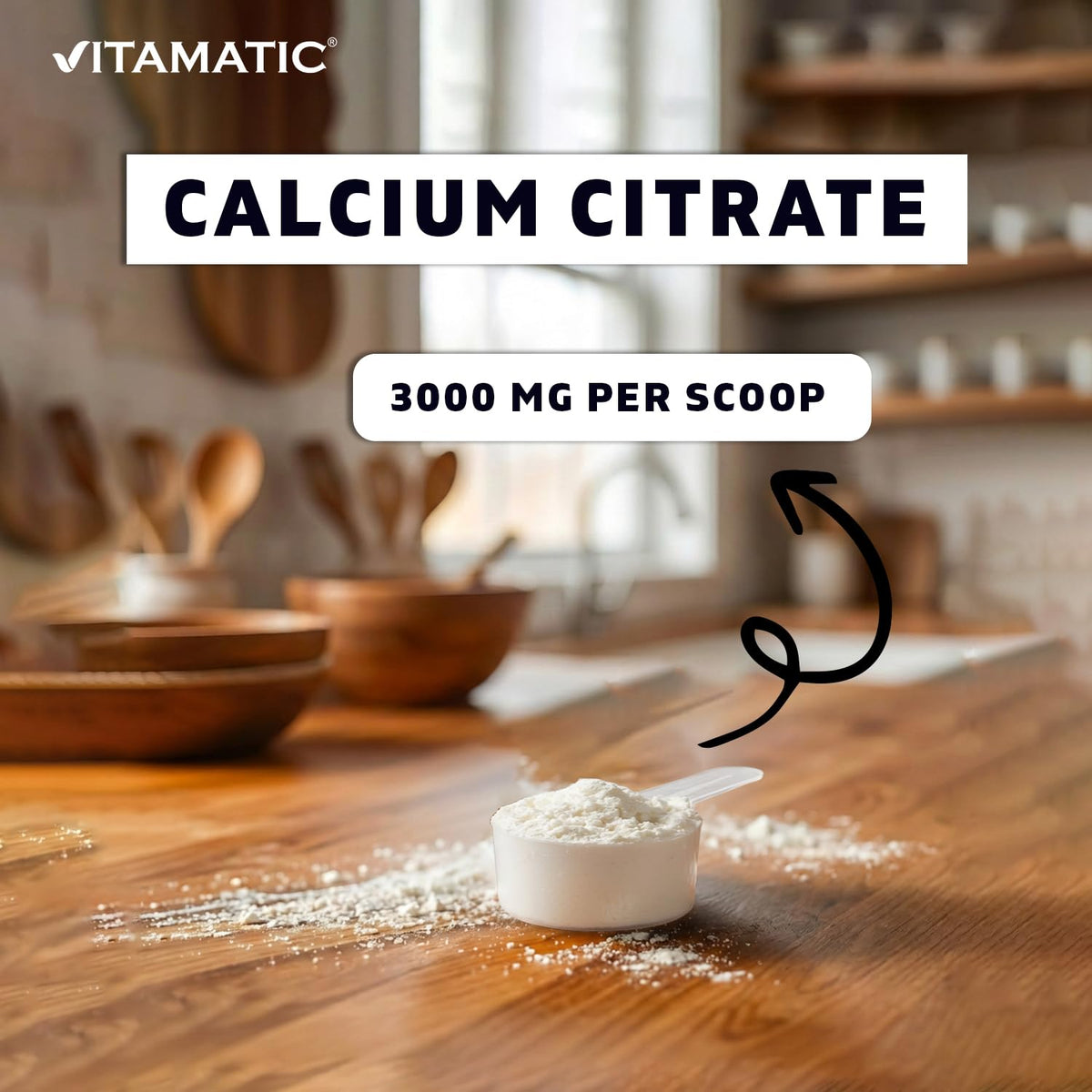 Natural calcium supplement for overall wellness