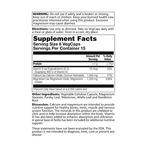 Natural calcium supplement for strong bones
