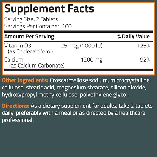 Natural calcium supplement for wellness