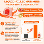 Natural calcium supplement in gummy form