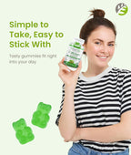 Natural calcium supplement in gummy form