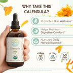 natural calendula liquid for skin health