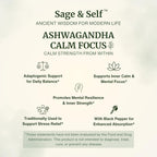 Natural calm focus with Ashwagandha extract