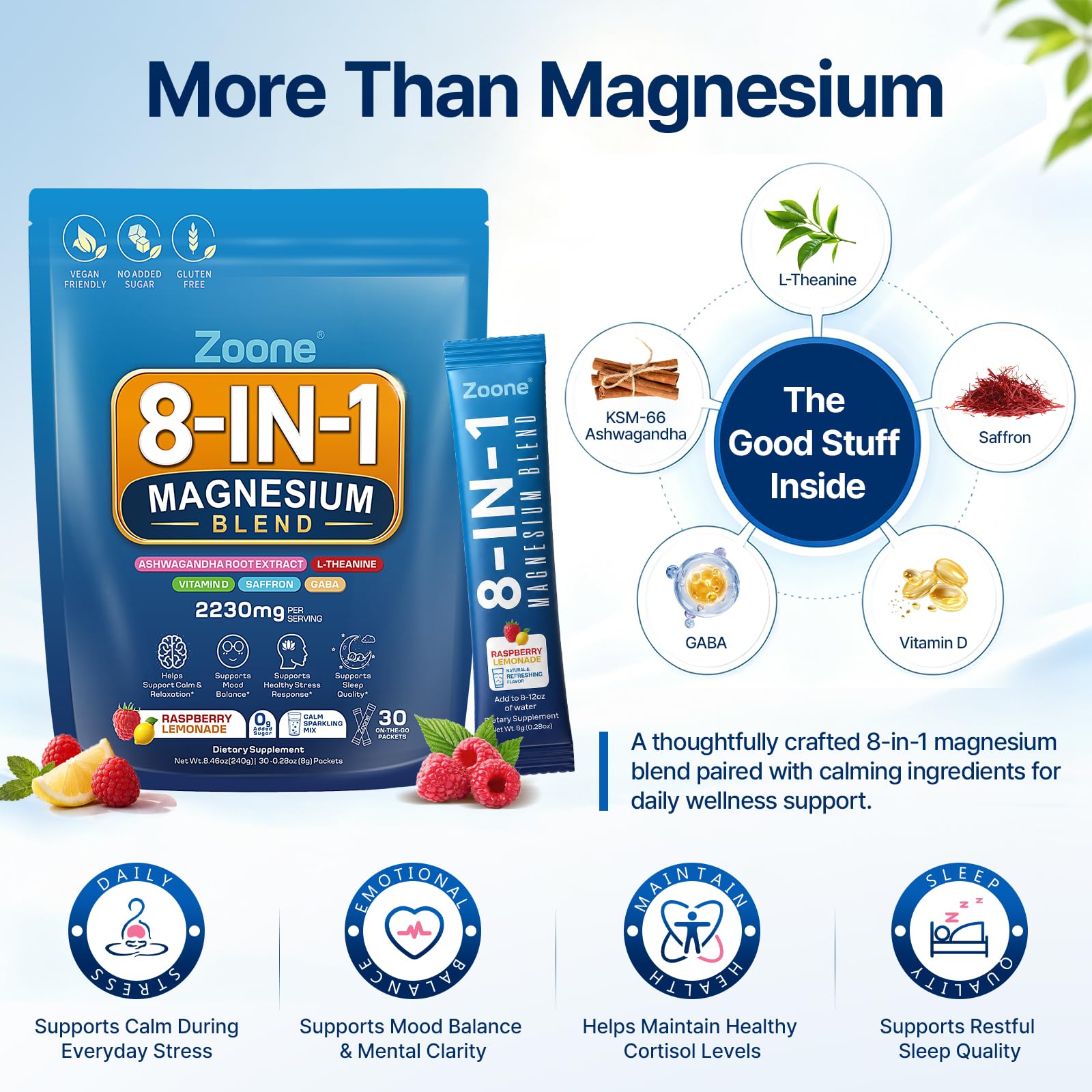 Natural calm magnesium for sleep