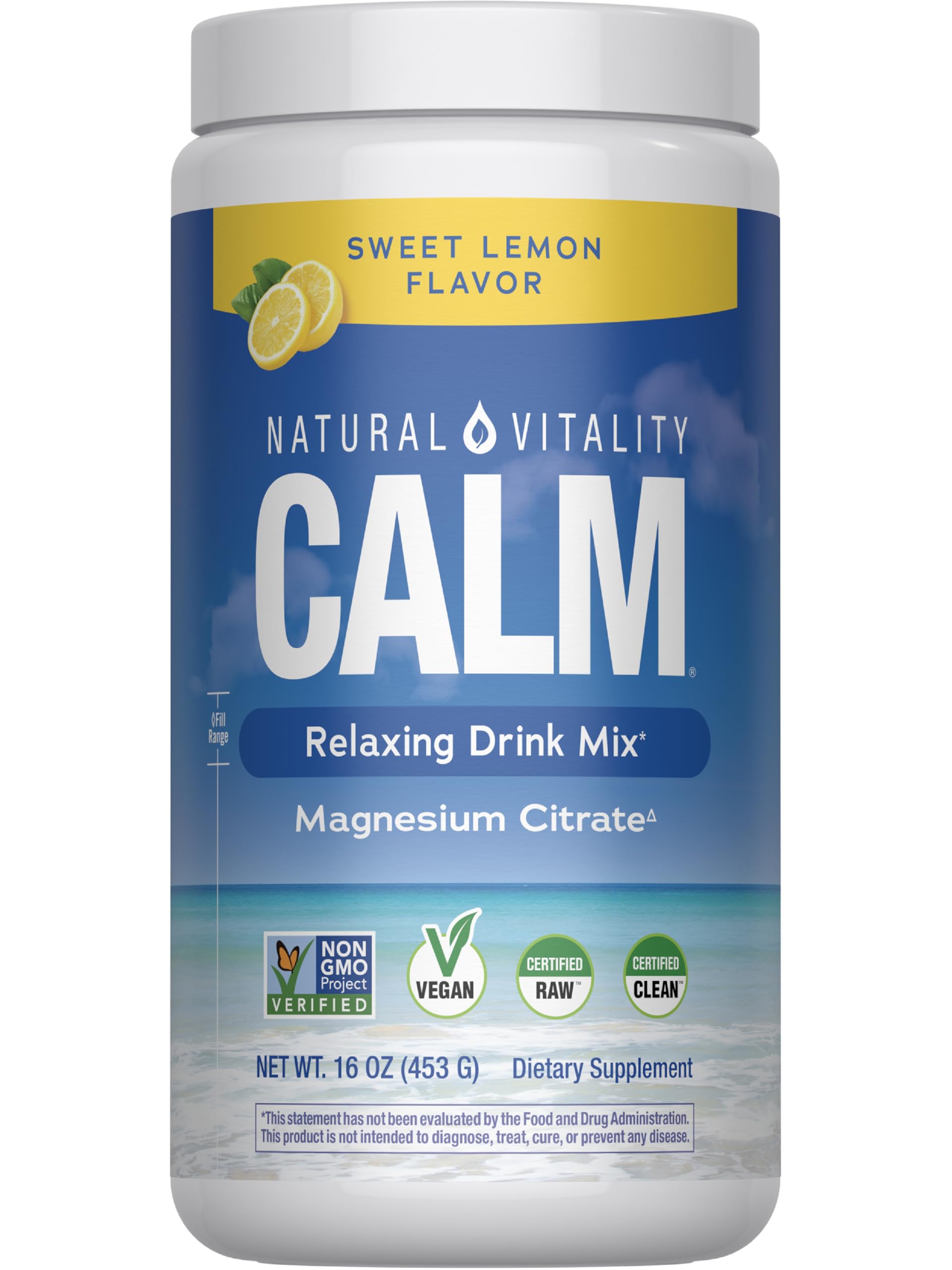 natural calm magnesium supplement powder