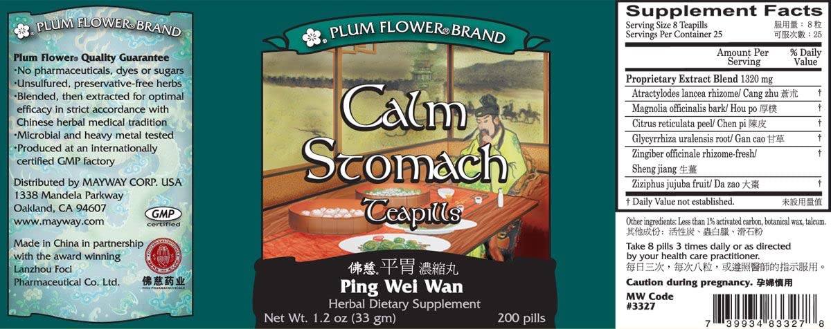 natural calm stomach teapills
