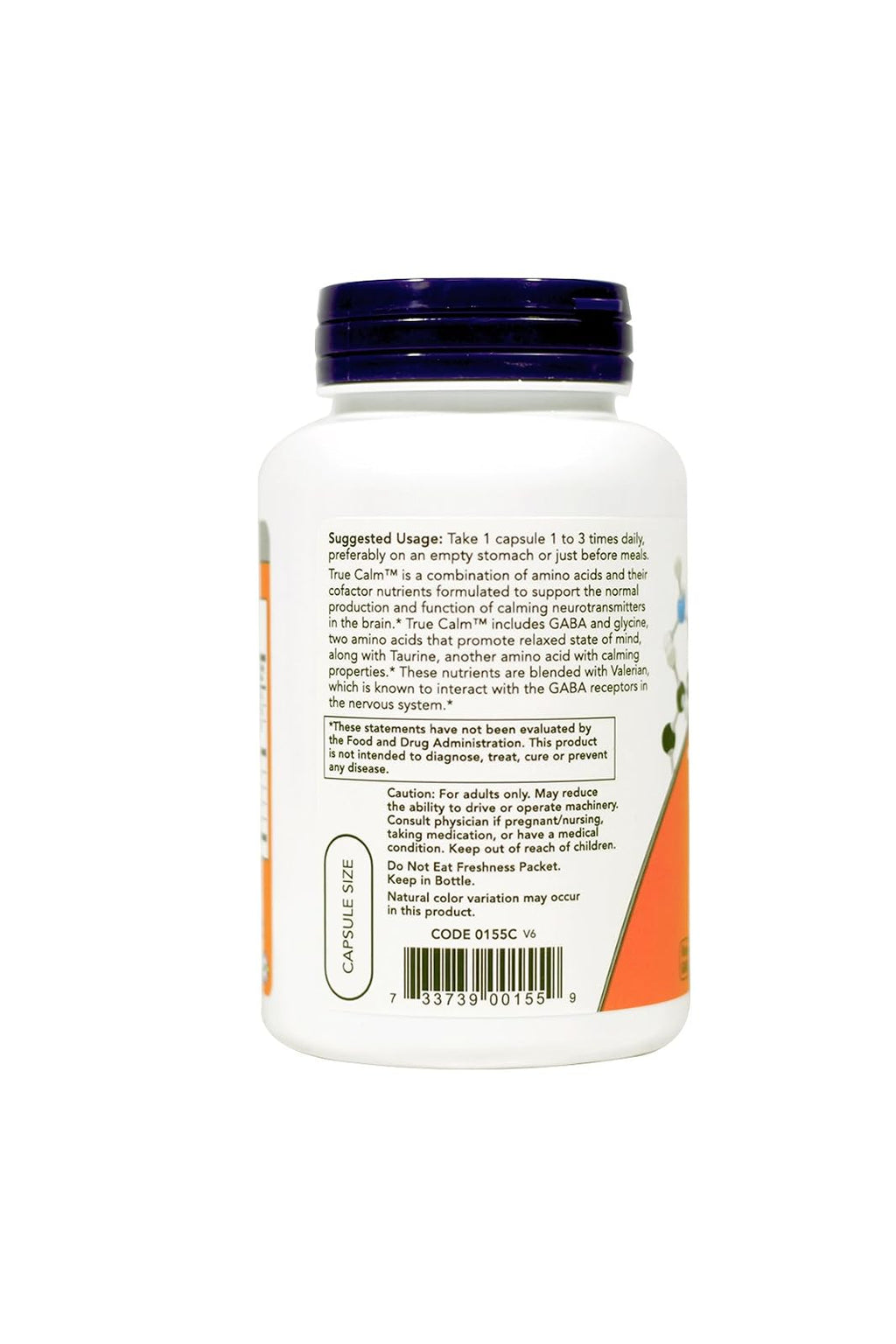 Natural calm with amino acids