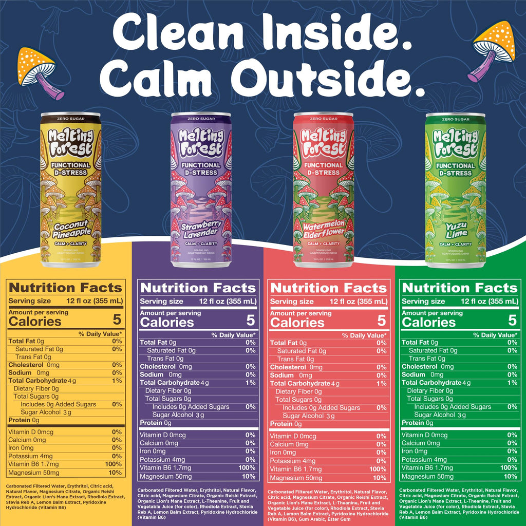 natural calm with functional mushrooms