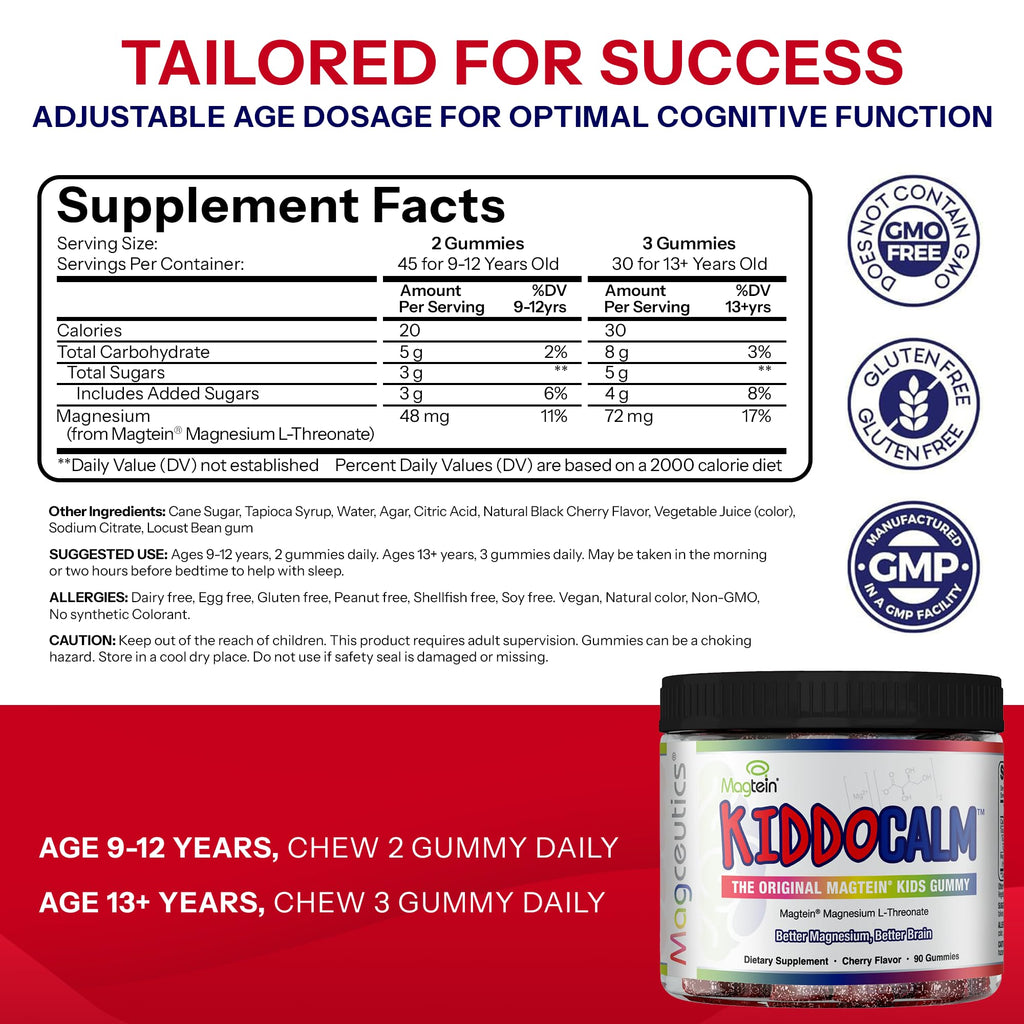natural calm with KiddoCalm gummies