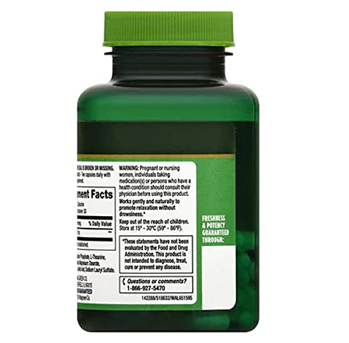 Natural calm with L-Theanine capsules