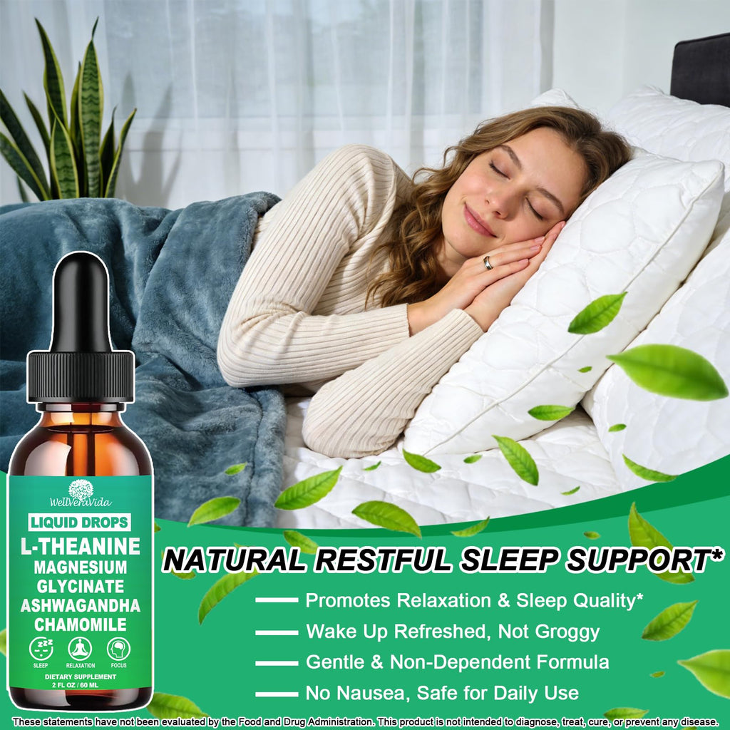 Natural calm with L-Theanine drops