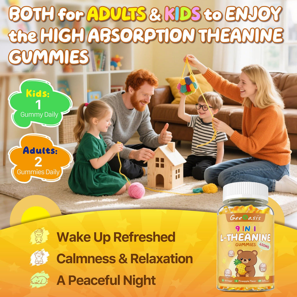 natural calm with L-theanine gummies