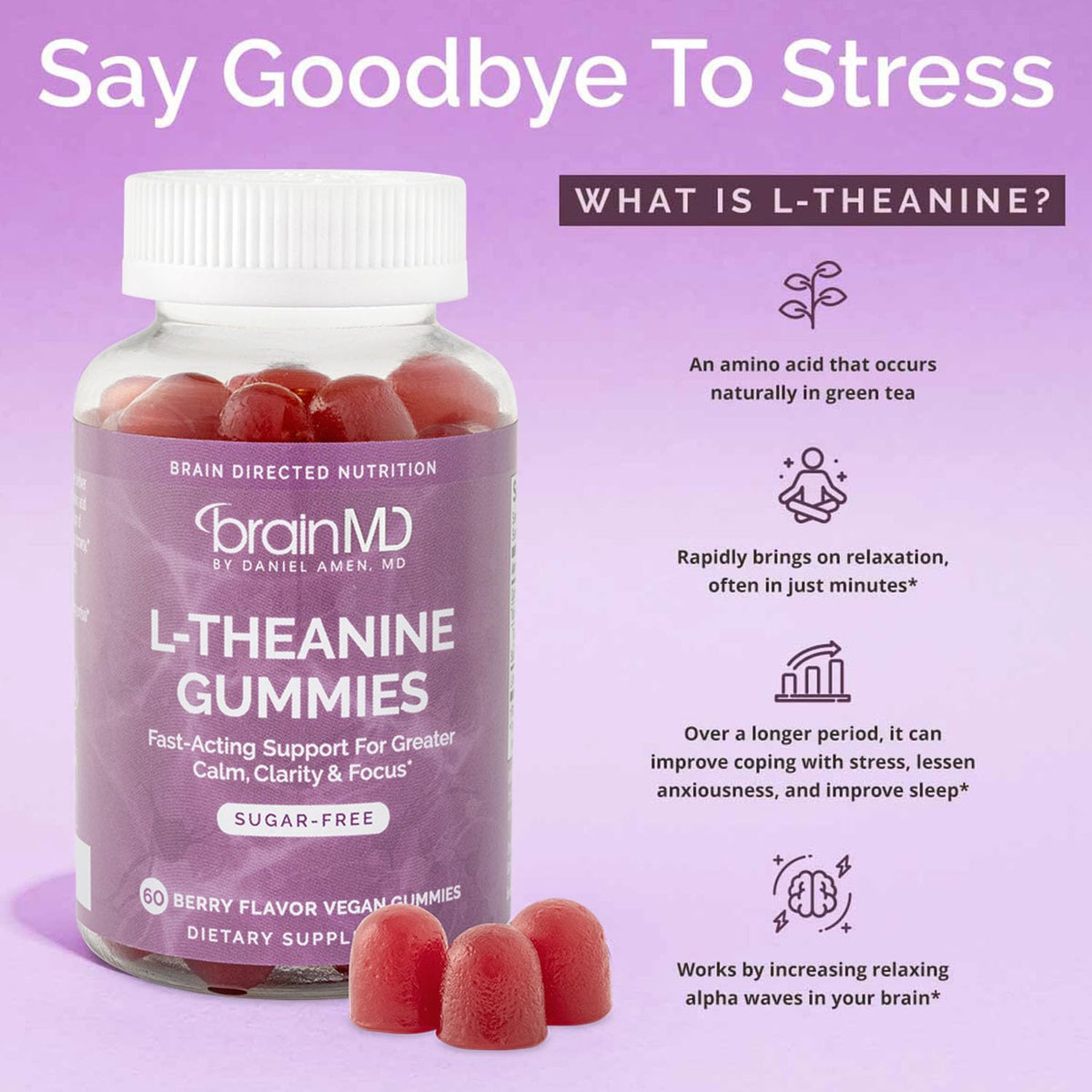 natural calm with L-Theanine gummies