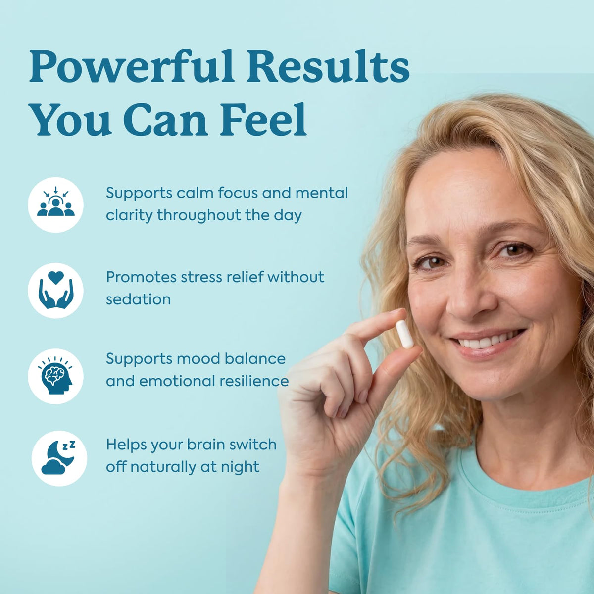 Natural calm with L-Theanine supplement