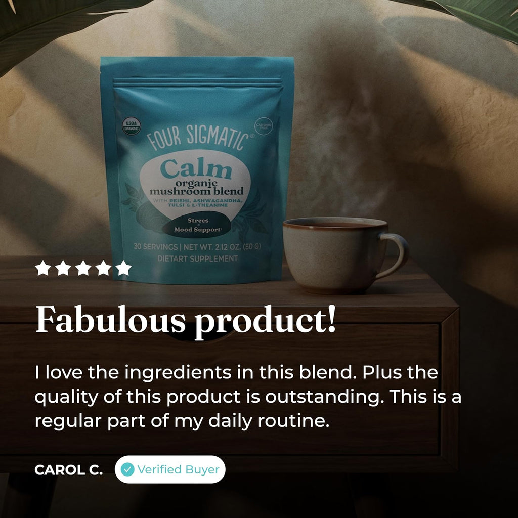 Natural calm with mushroom blends