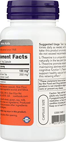 natural calm with Theanine 100mg