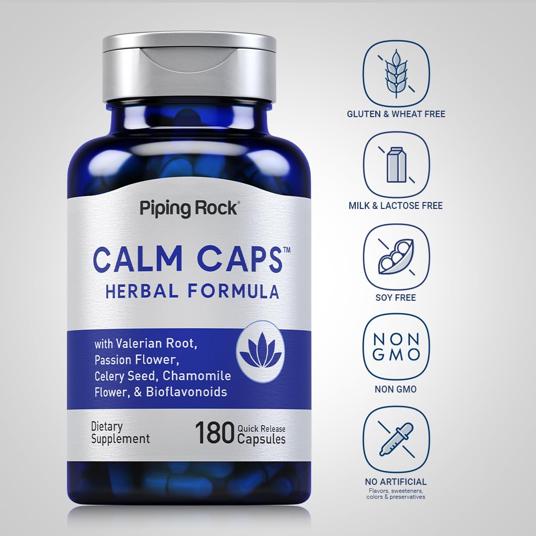 natural calm with valerian and chamomile