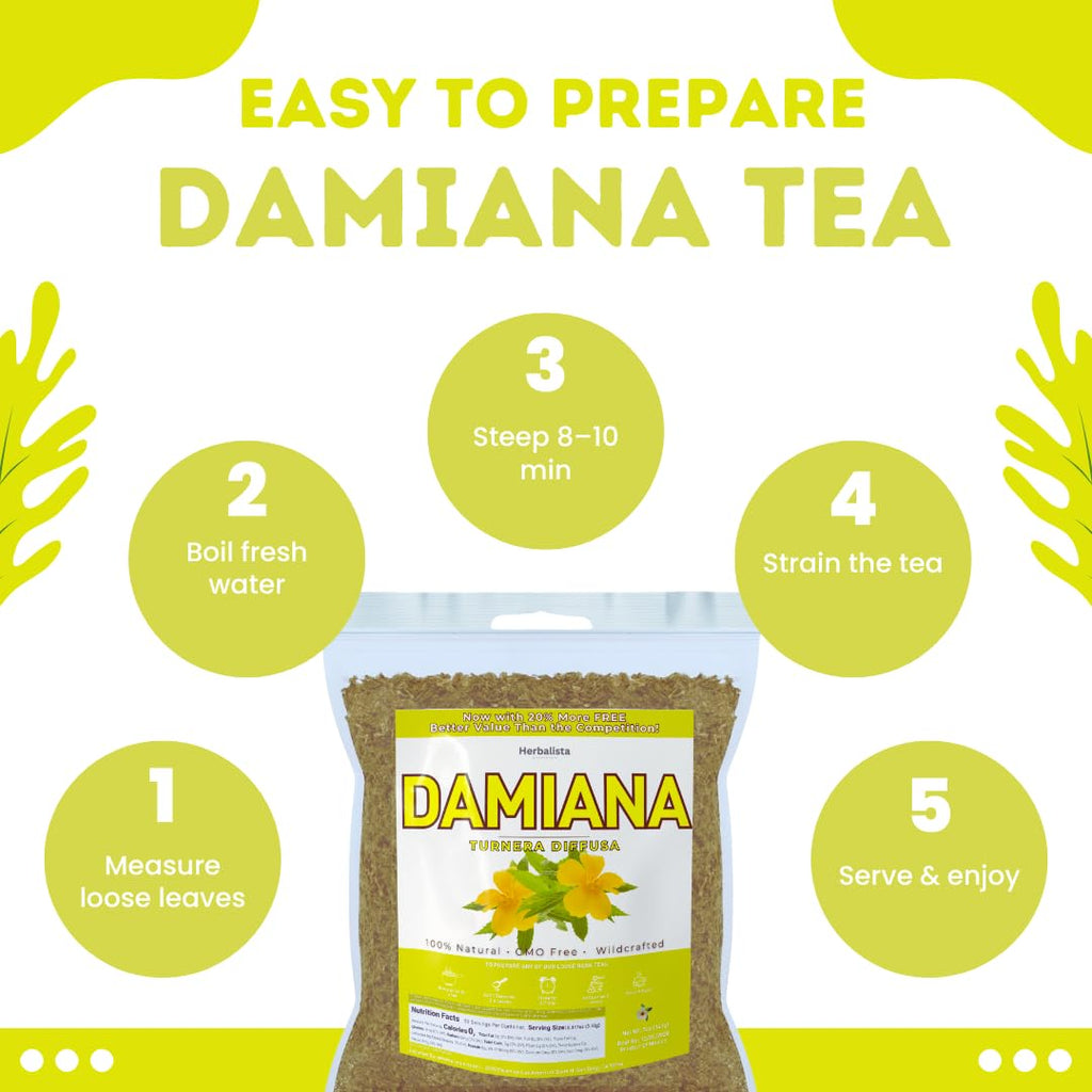 Natural calming chamomile tea blend