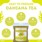 Natural calming chamomile tea blend