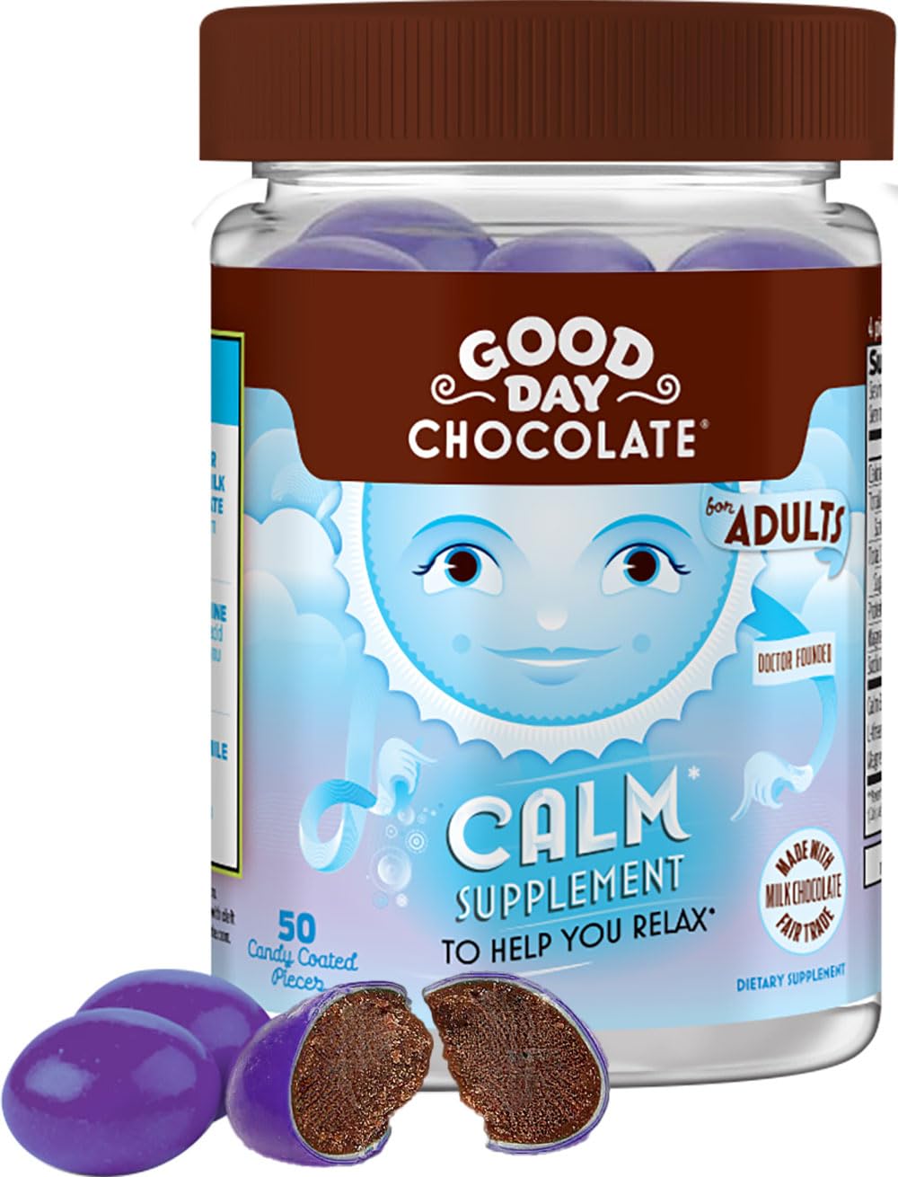 natural calming chocolate for adults