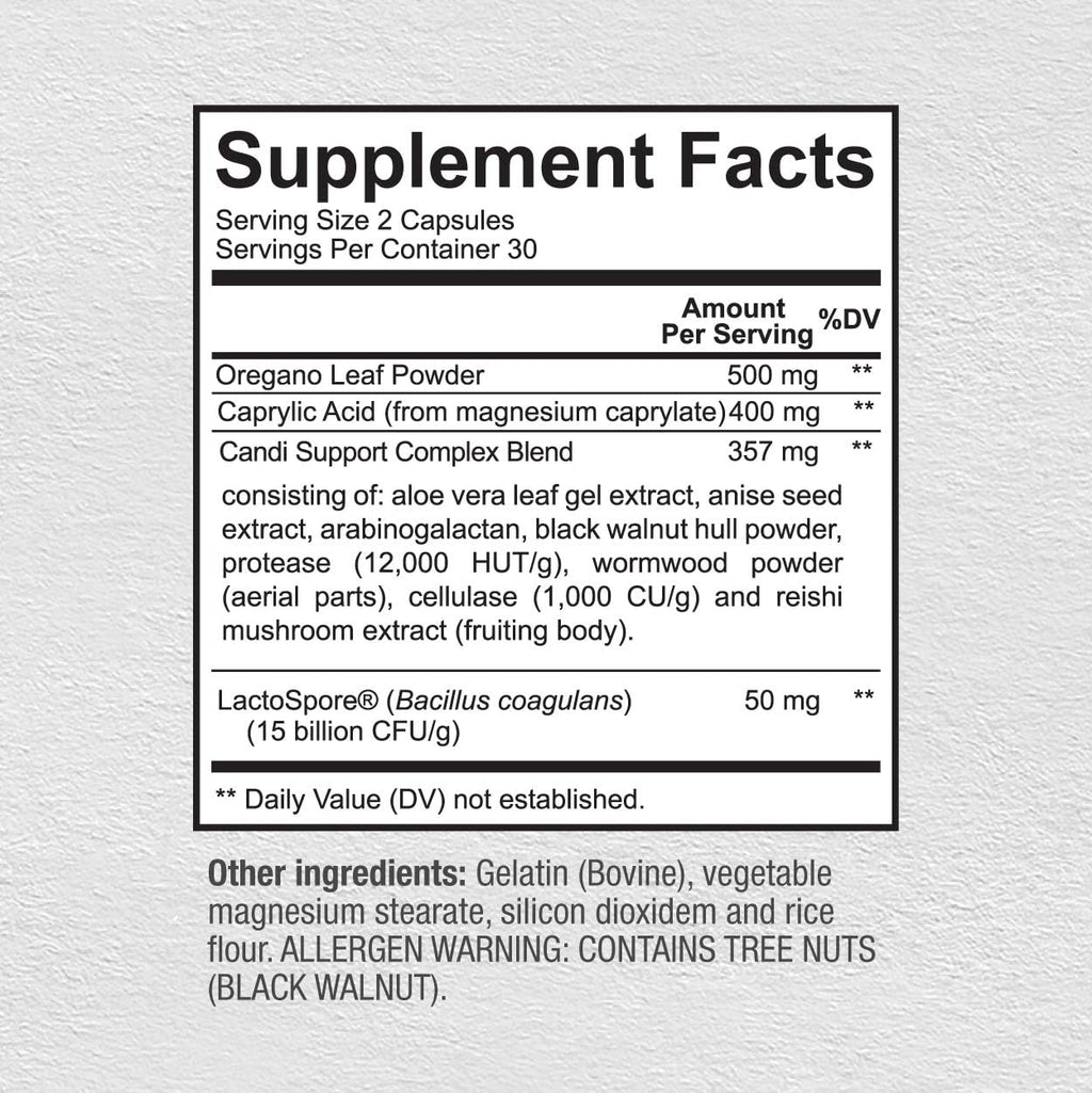 natural candida cleanse with oregano
