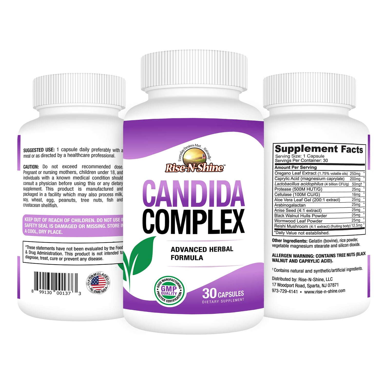 Natural Candida support with oregano