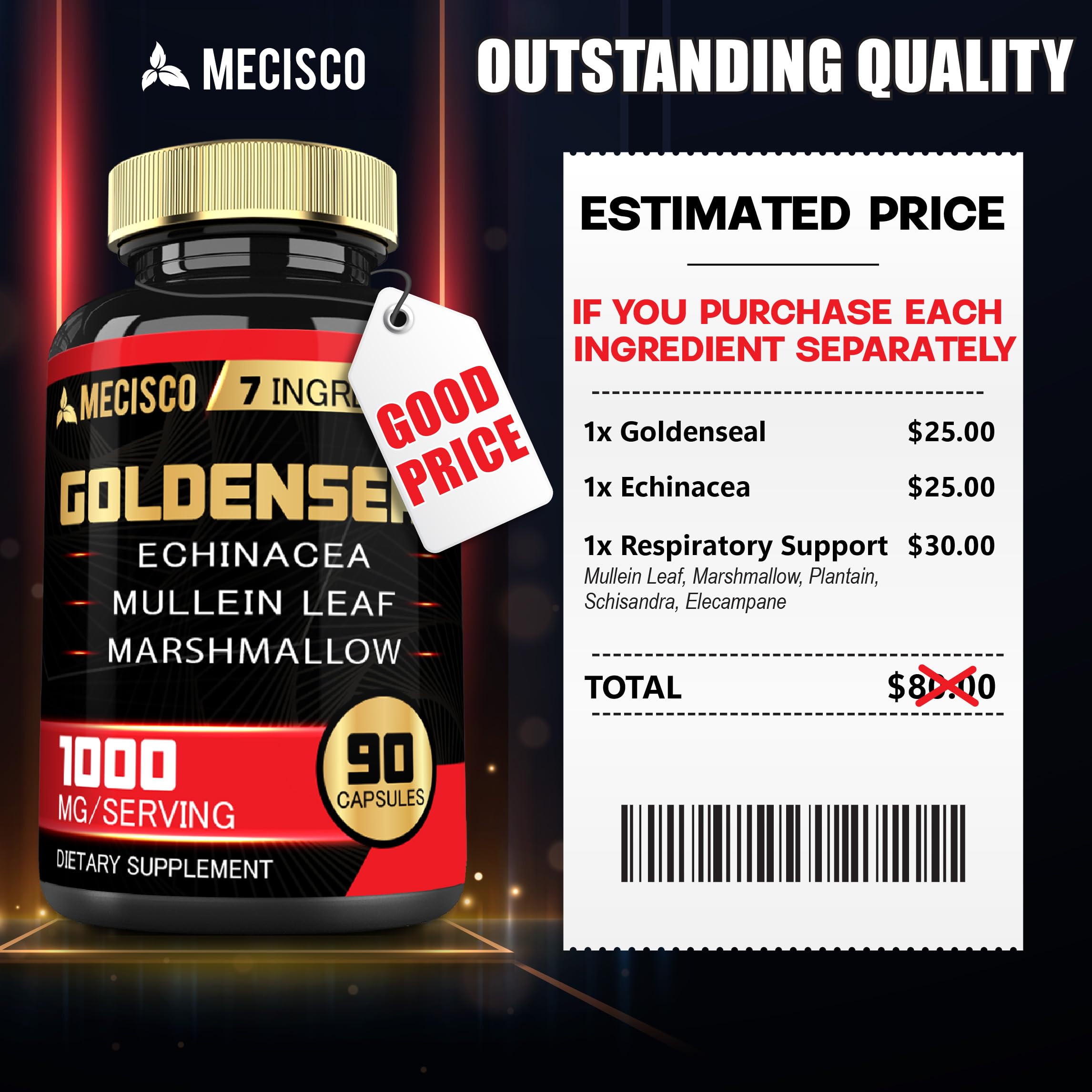 natural capsules for respiratory support