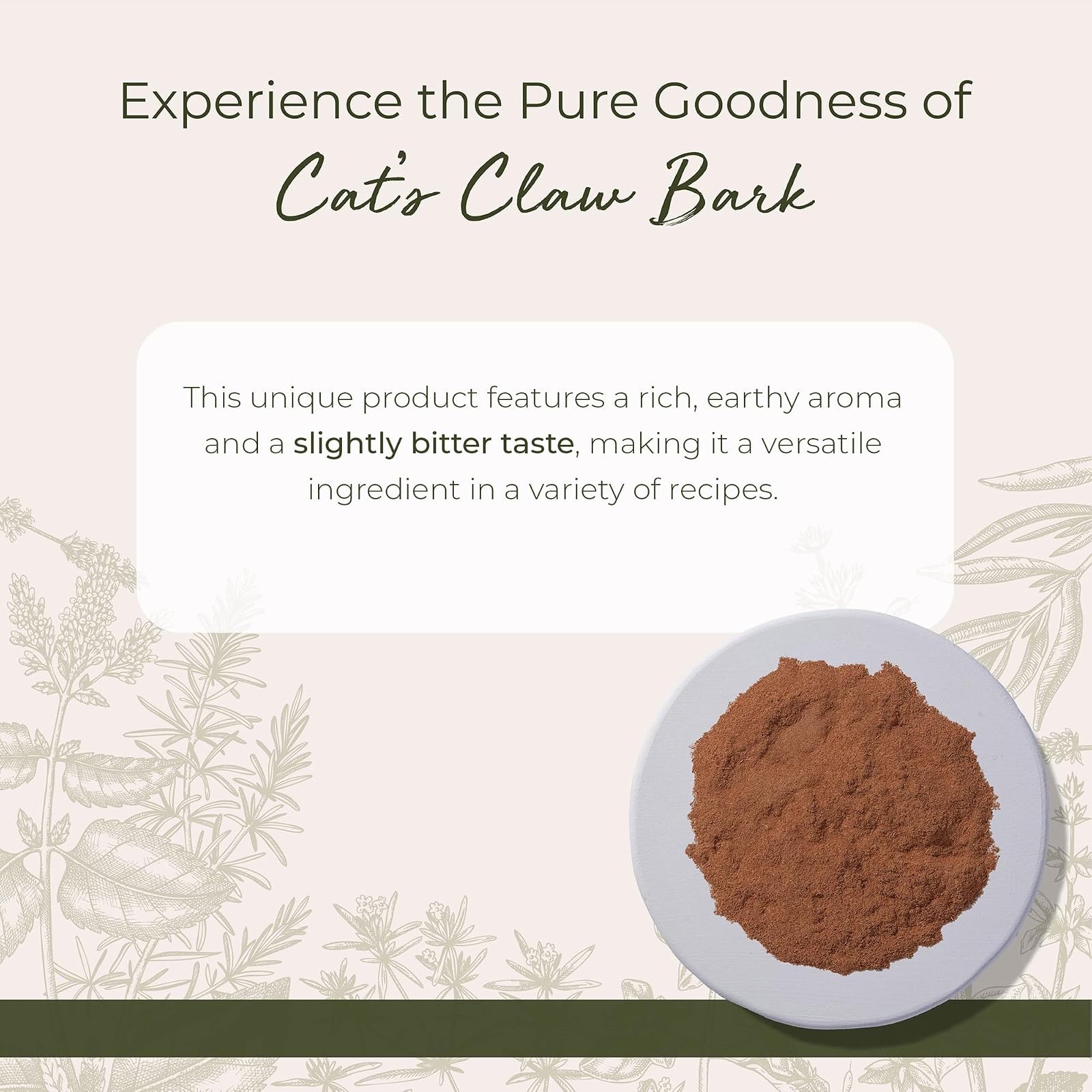 natural Cat's Claw bark powder benefits