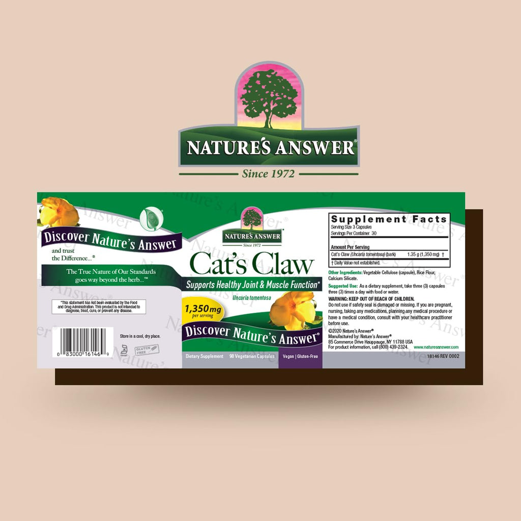 Natural Cat's Claw supplement for wellness