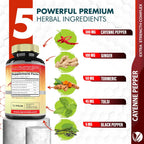 Natural cayenne extract for digestion