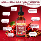 Natural cayenne pepper drops for energy