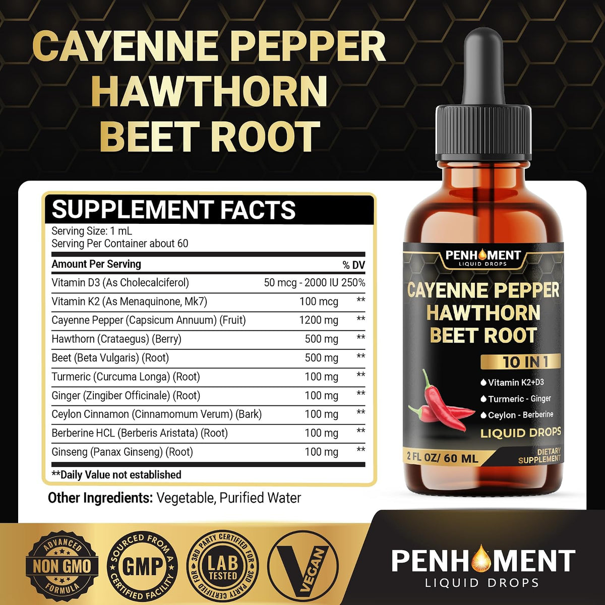 Natural cayenne pepper extract