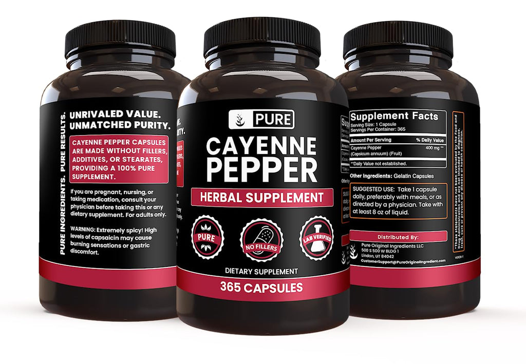 natural cayenne pepper for digestion support