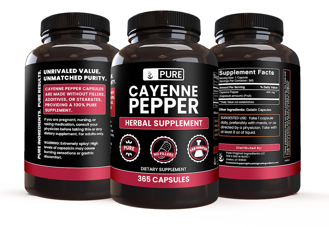 natural cayenne pepper for digestion support