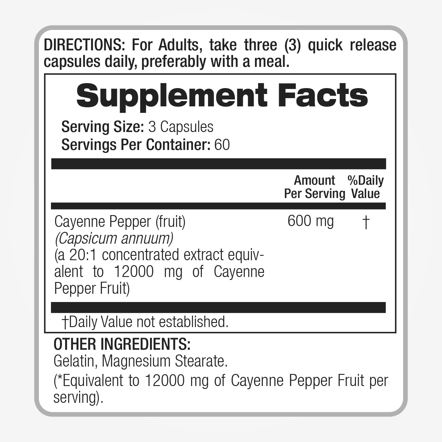 Natural cayenne pepper for weight loss