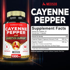 Natural cayenne pepper supplement for energy