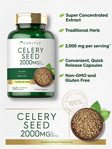 natural celery seed extract capsules