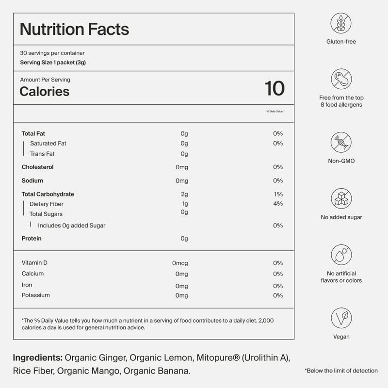 Natural cellular energy booster supplement