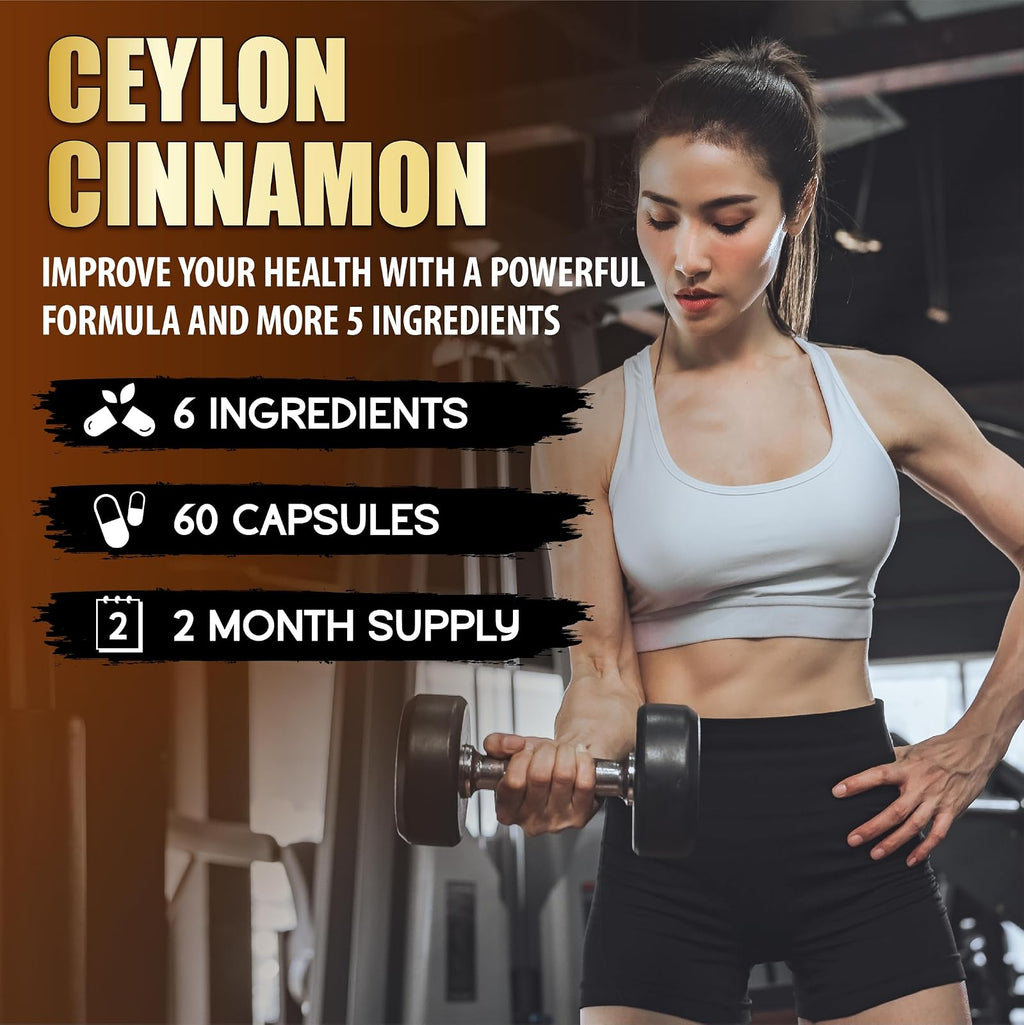 Natural Ceylon cinnamon capsules